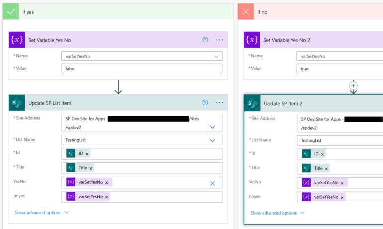 Get and Set SharePoint Yes No Field Using Flow | SharePointed