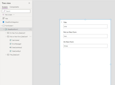 Power App and SharePoint List Form Hide Field on New Item Form | SharePointed