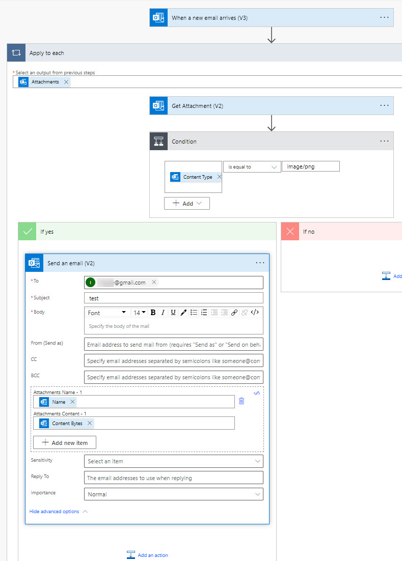Getting the 2nd attachment from an email and forwarding it on : r/MicrosoftFlow